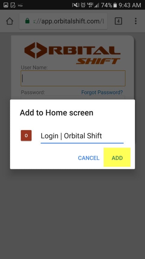 Hey Orbital Shift users, we have a solution for easier mobile login