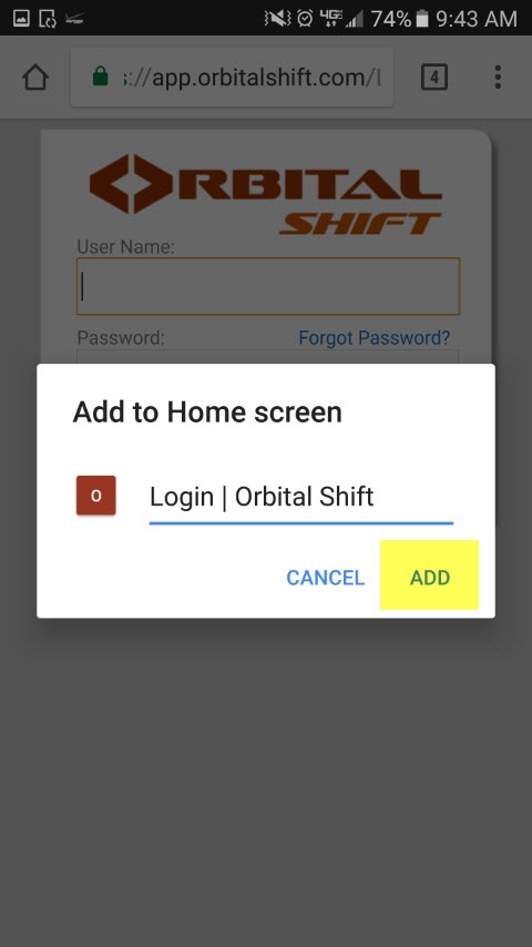 Hey Orbital Shift users, we have a solution for easier mobile login