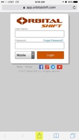 Hey Orbital Shift users, we have a solution for easier mobile login