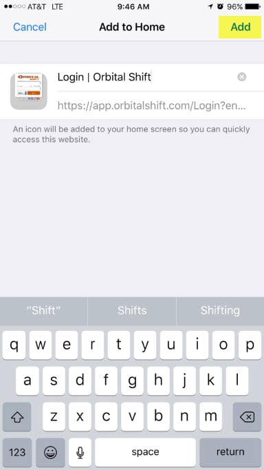 Hey Orbital Shift users, we have a solution for easier mobile login